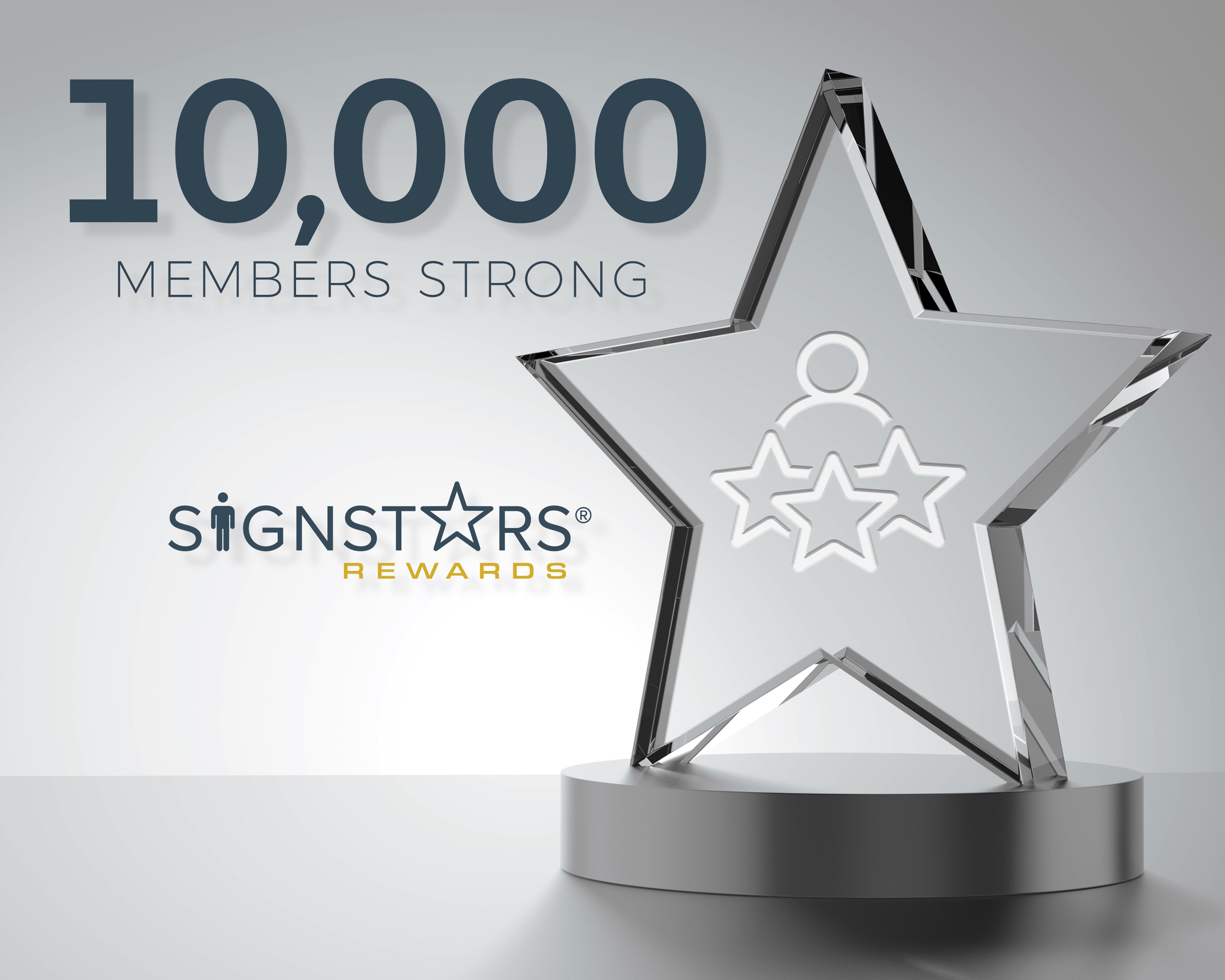 SignStars® Rewards Members Reaches 10,000 | INTERSIGN
